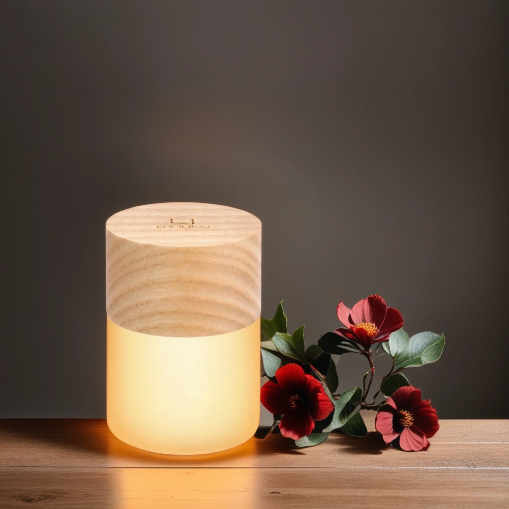 Large Lemelia Light - Natural White Ash Wood | Green4Life